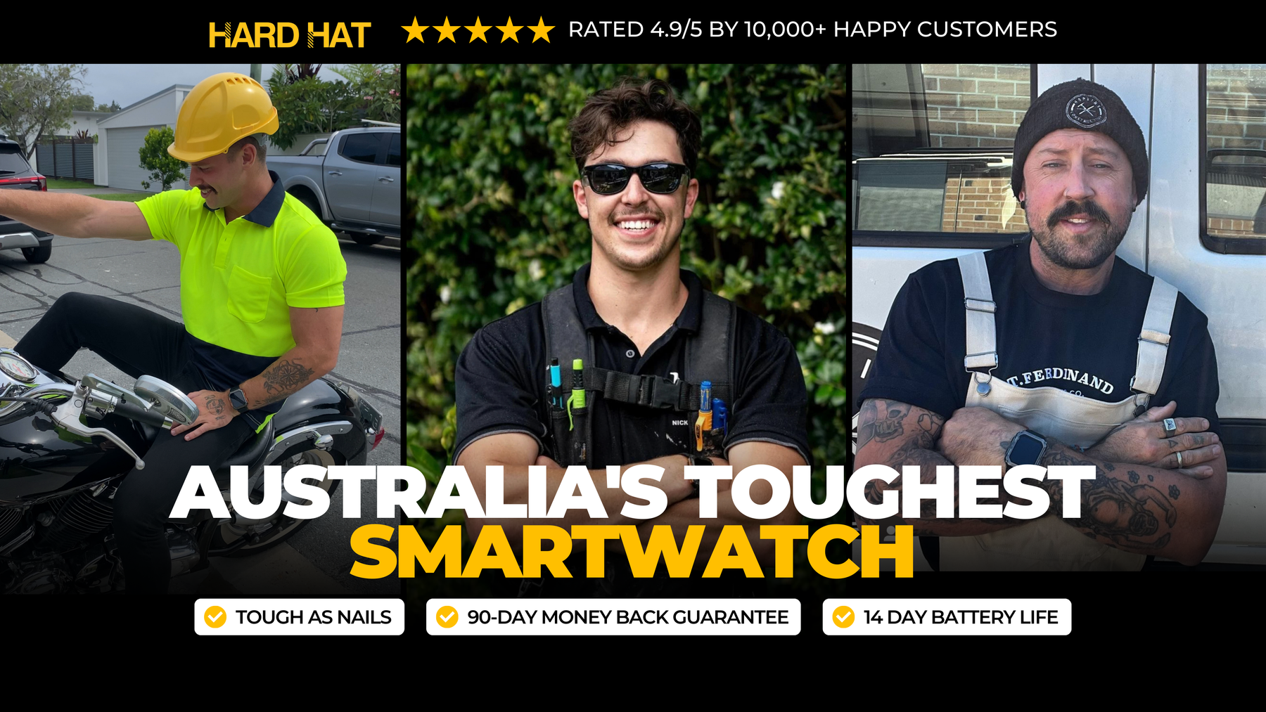 Buy Australian Smart Watches that are made to last – Hard Hat Australia