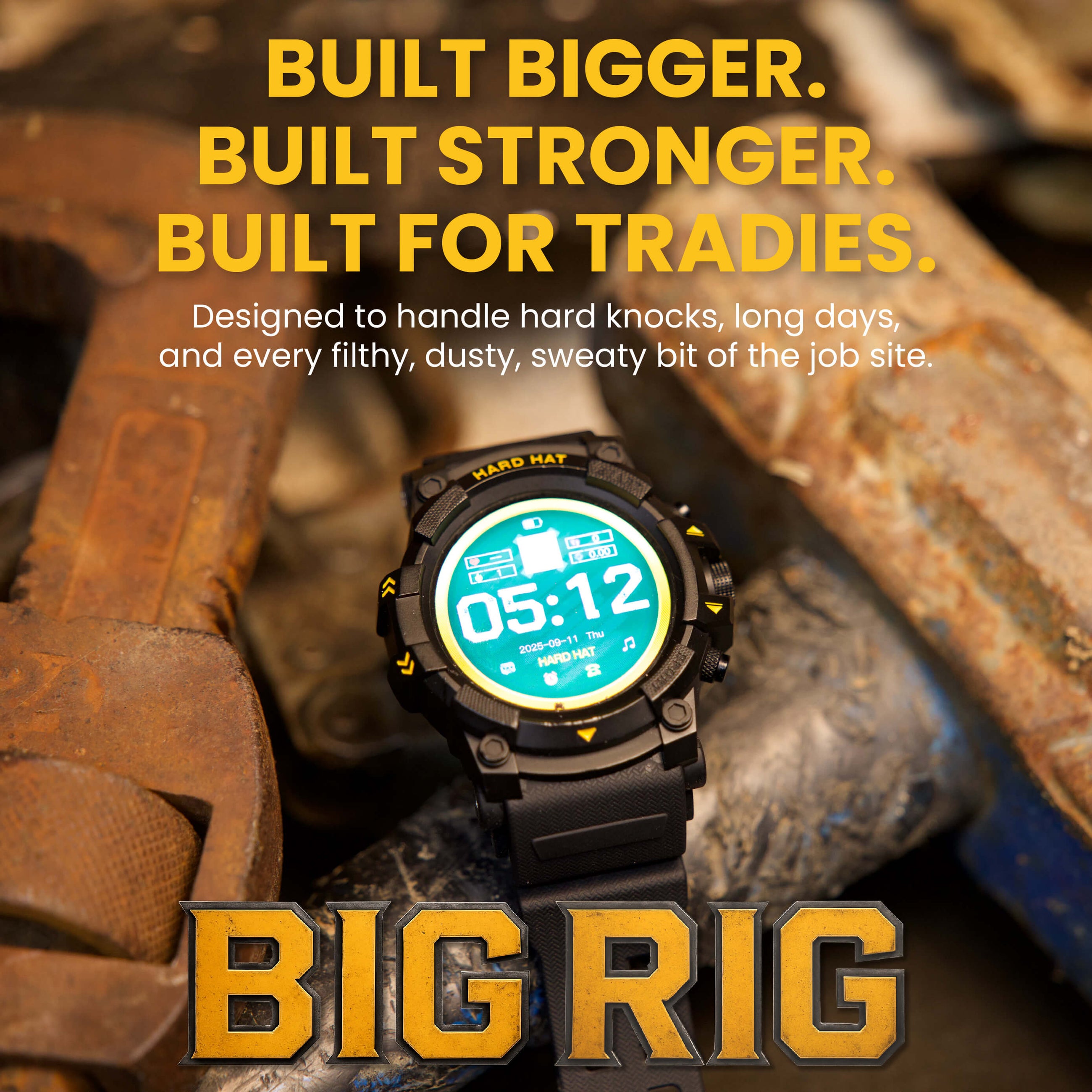Tough Smart Watch by Hard Hat - Built for Work – Hard Hat Australia