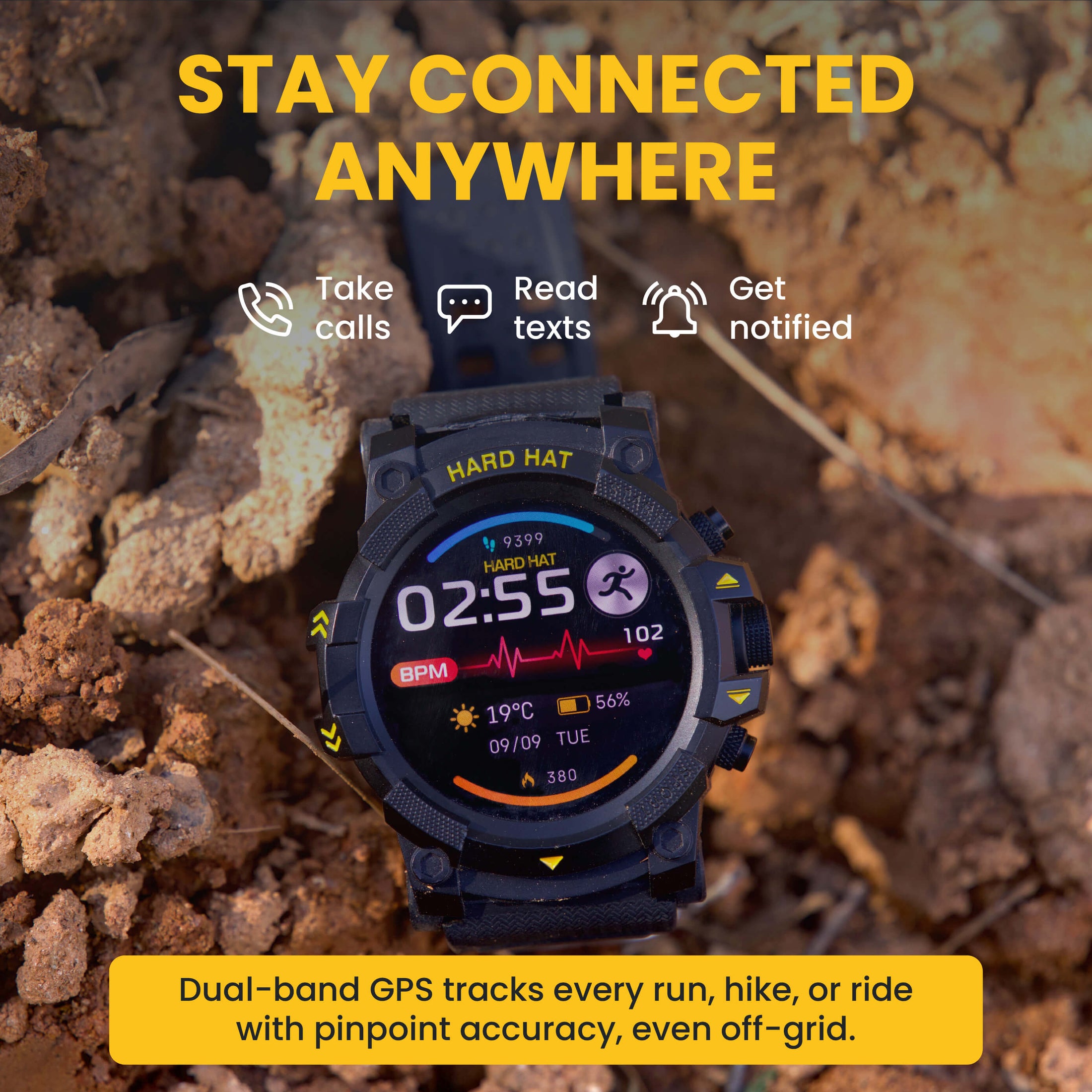 Tough Smart Watch by Hard Hat - Built for Work – Hard Hat Australia