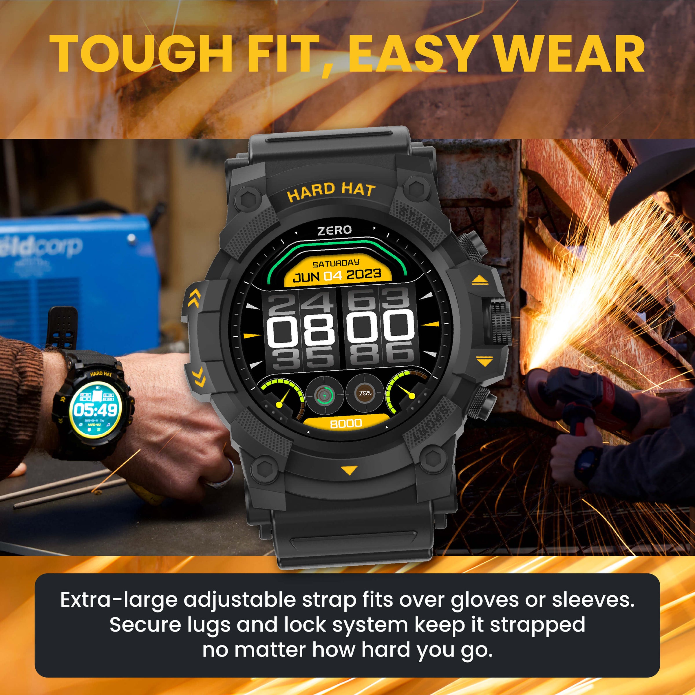Tough Smart Watch by Hard Hat - Built for Work – Hard Hat Australia