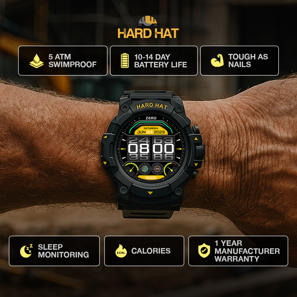 Tough Smart Watch by Hard Hat - Built for Work – Hard Hat Australia